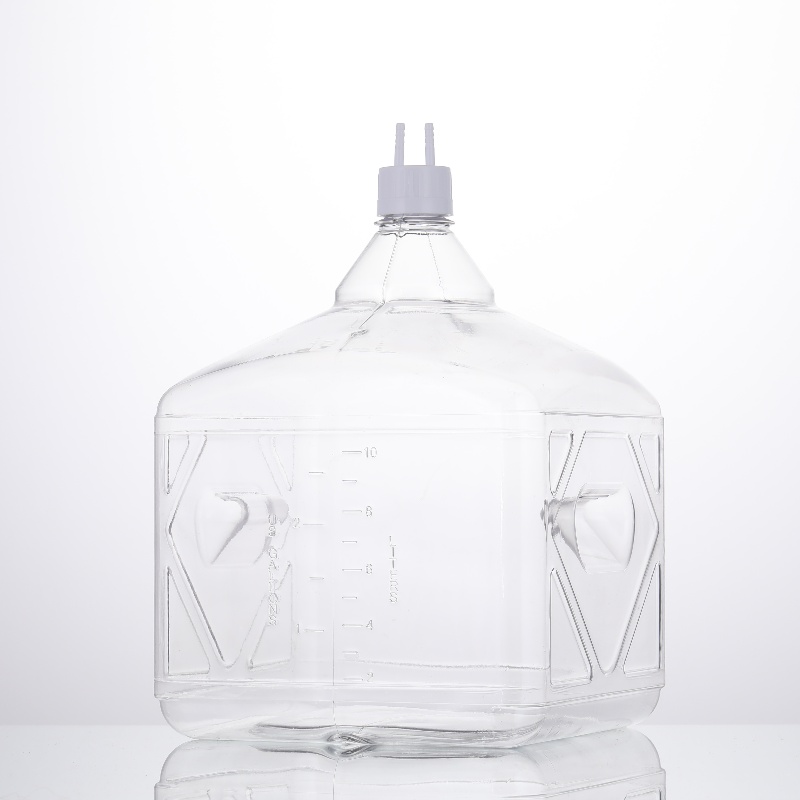 Ported Biotainer Bottle and Carboy Closure with 2-port - SUNTRINE